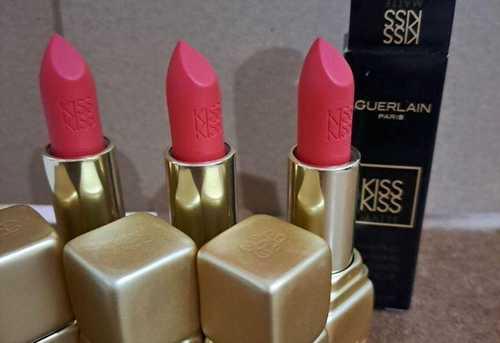 Увлажняющая помада Matte 348. Guerlain Kiss Kiss