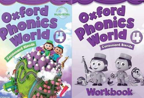 Oxford Phonics World 4 Classboоk+Wоrkbook комплект