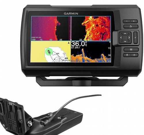 Эхолот garmin striker vivid 9sv с датчиком gt52