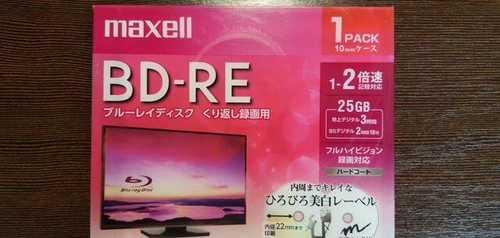 Диск BD-RE maxell 25GB