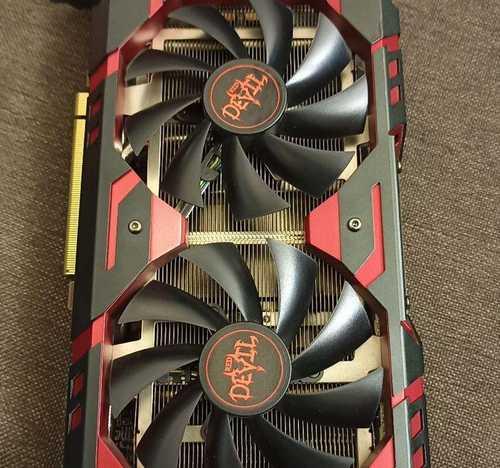 Видеокарта PowerColor RedDevil RX 580 8GB 2304sp