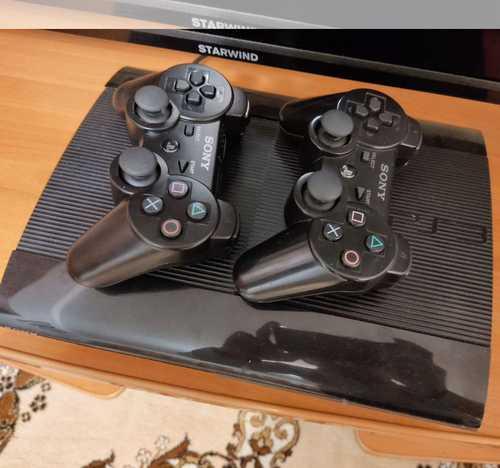 Sony playstation 3 (2 джойстика, шитая)