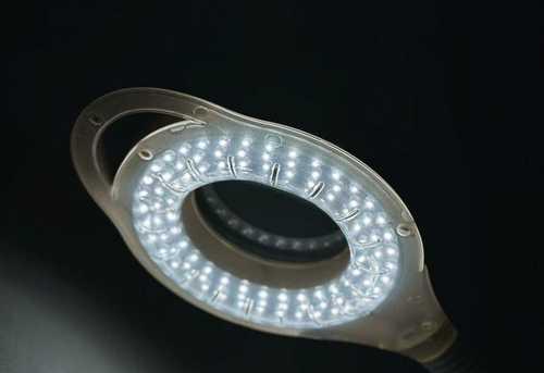 Напольная LED лампа с увеличительной лупой