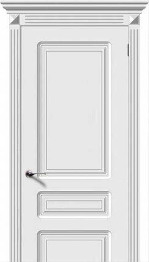 Межкомнатная дверь Эмаль (окрашенная) Белая Трио
