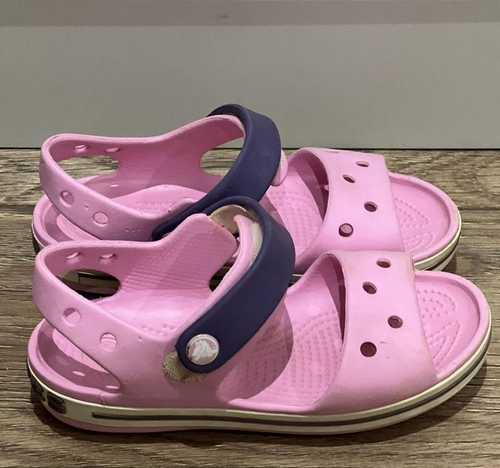 Сланцы детские crocs для девочки