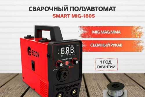 Сварочный полуавтомат Edon Smart MIG 180s, сварка