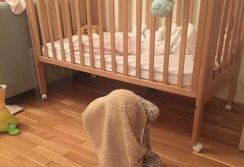 Mothercare детская кроватка и матрас