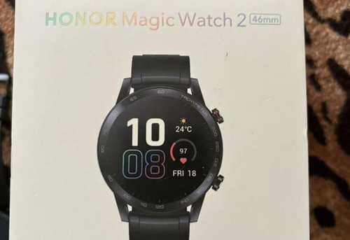 SMART часы honor watch 2 magic (carbon black)