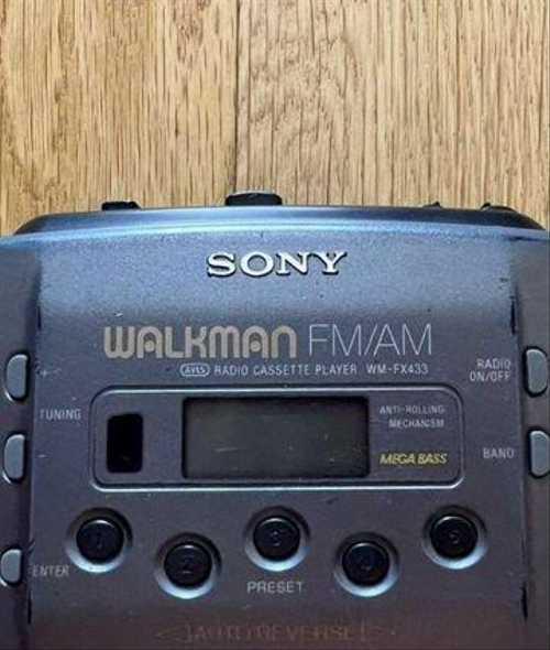 Аудиоплеер кассетный Sony WM-FX433