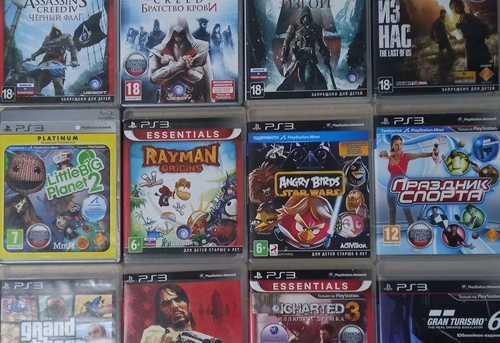 Игры для PS3 в коробках оригинал