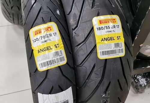 Мотошины Pirelli Angel ST 120/70-17 и 180/55-17