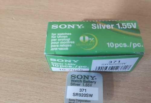 Батарейка Sony SR920SW 371 упаковка 10 шт
