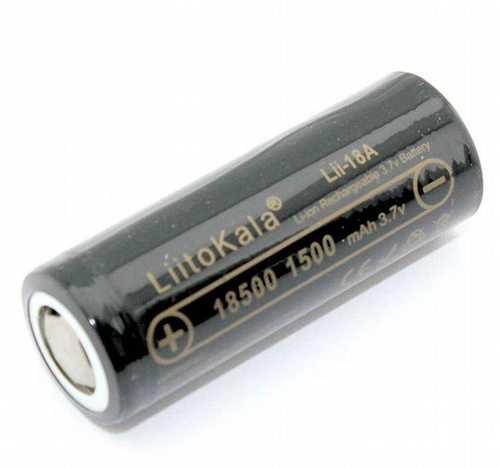 Аккумулятор типа 18500 Li-Ion LiitoKala Lii-18A 1500mAh, 3.7V