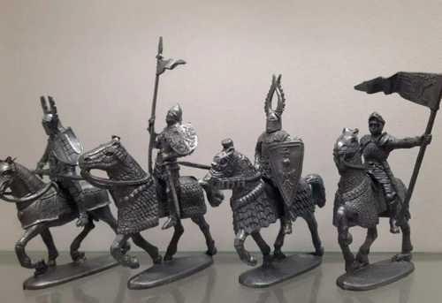 4 фигуры/Европейские конные Рыцари №1/Солдатики