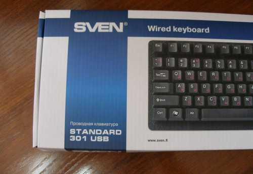 Клавиатура sven Standard 301 USB новая