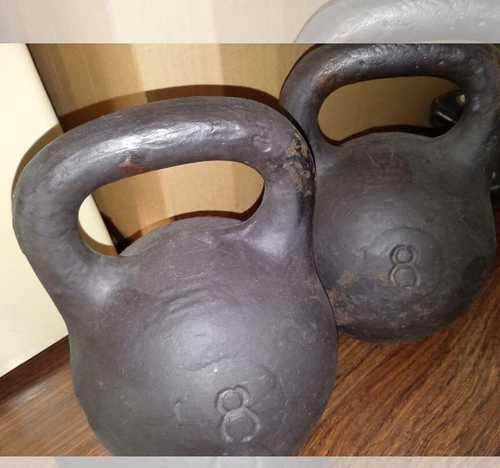 Комплект 2 гири по 8 кг