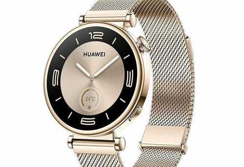 Huawei watch gt 4 41mm золотистые новые