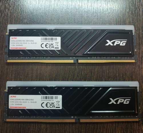 Оперативная память ddr4 2x8gb 3200 мгц