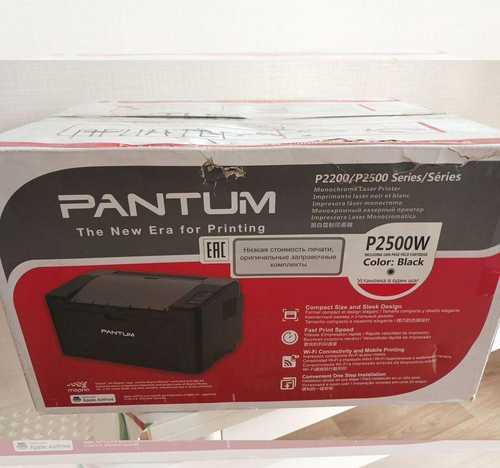 Лазерный монохромный принтер Pantum P2500W