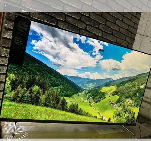 Новый телевизор qled 55 4K   настройка в подарок