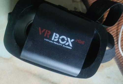 Очки для смартфонов VR BOX mini 3D, черные