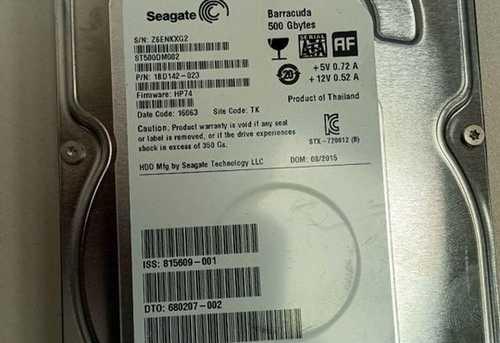 Жесткий диск 500gb Seagate