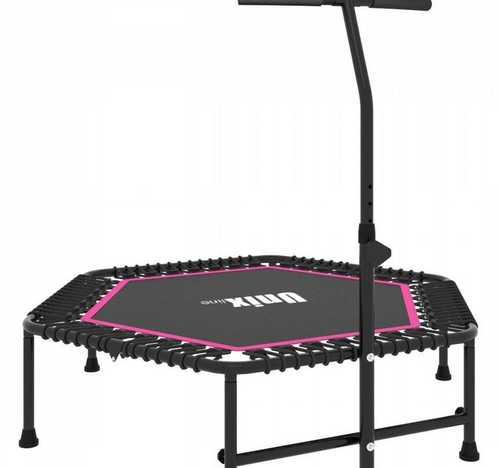 Батут спортивный unix Line fitness Pink (130 cm)