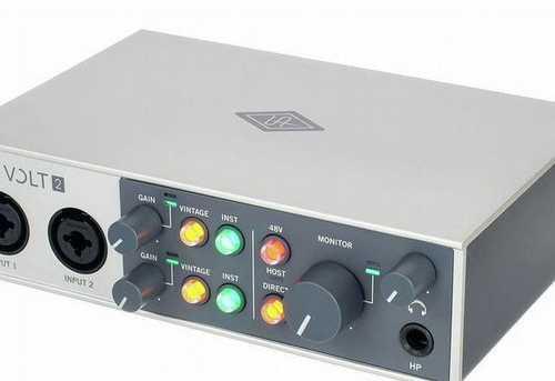 Universal audio Volt 2, Аудиоинтерфейс USB 2x2, 24