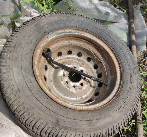 Колесо медведь 175/70 R13 с ключом