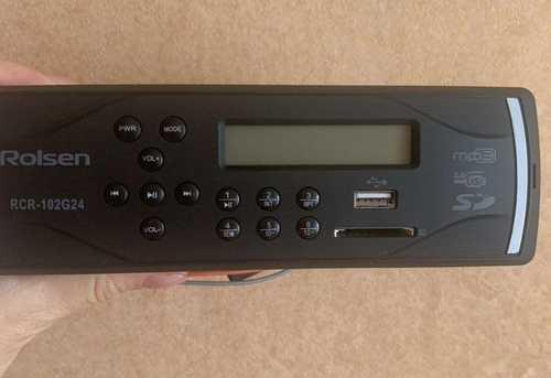 Автомагнитола Rolsen RCR-102B24