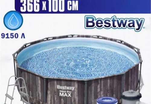 Каркасный бассейн 366 x 100 + комплект bestway