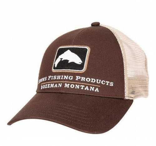 Кепка Simms Trout Icon Trucker (Mahogany)