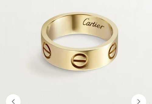 Cartier кольцо love