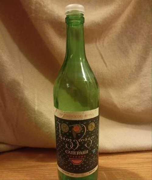 Бутылка из под вина СССР винная