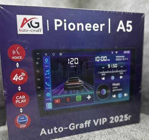 Pioneer.Graff A5 автомагнитола 2 din 4/64