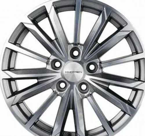 Диски Khomen KHW 1611 6.5x16 5*112 ET39.5 DIA66.6 G-Silver-FP Литой