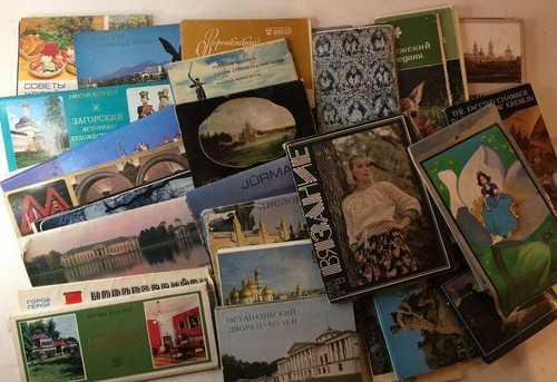 Наборы открытое СССР города музеи открытки пейзаж