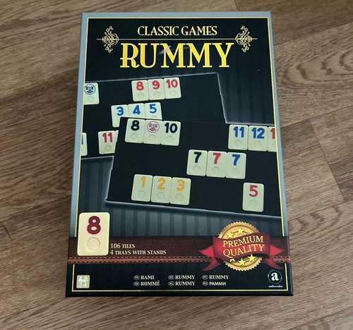 Настольная игра rummy (румми, рамми)