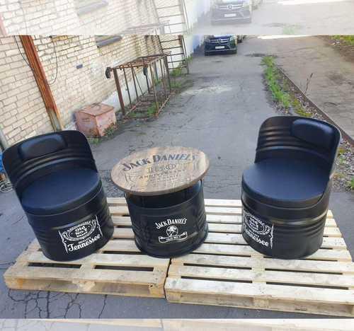 Мебель из бочек 200л