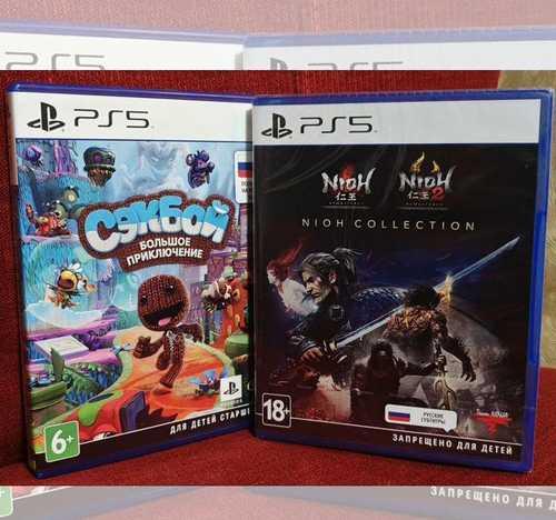 Диски PS5 Nioh Collection, Sackboy