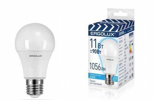 Лампа светодиодная Ergolux лон 11Вт Е27 4500К