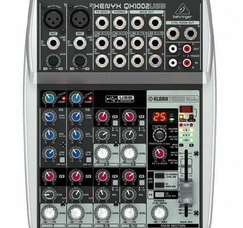 Микшерный пульт Behringer QX1002USB