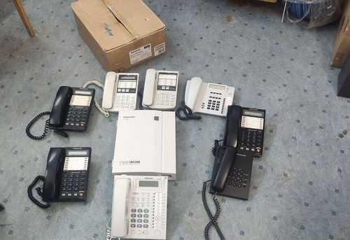 Комплект атс Panasonic TEB308 с телефонами