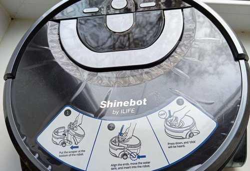 Робот-пылесос моющий iLife Shinebot W400 RUS черн