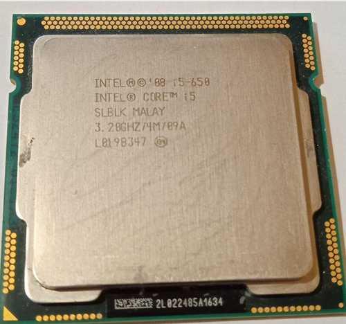 Процессор i5 650 (LGA1156)