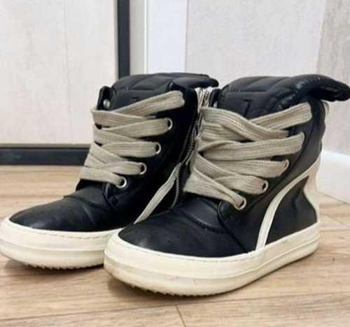 Высокие кроссовки gebasket rick owens