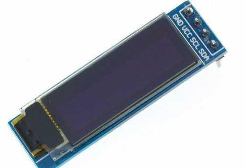 Oled I2C дисплей 0.91" 128X32 px