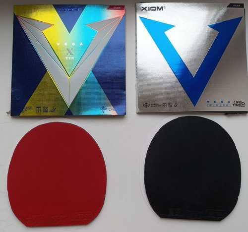 Накладки на ракетку Xiom Vega X и Xiom Vega Europe