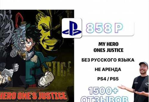MY hero ones justice PS4 PS5