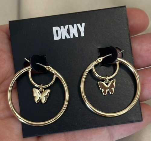 Серьги dkny